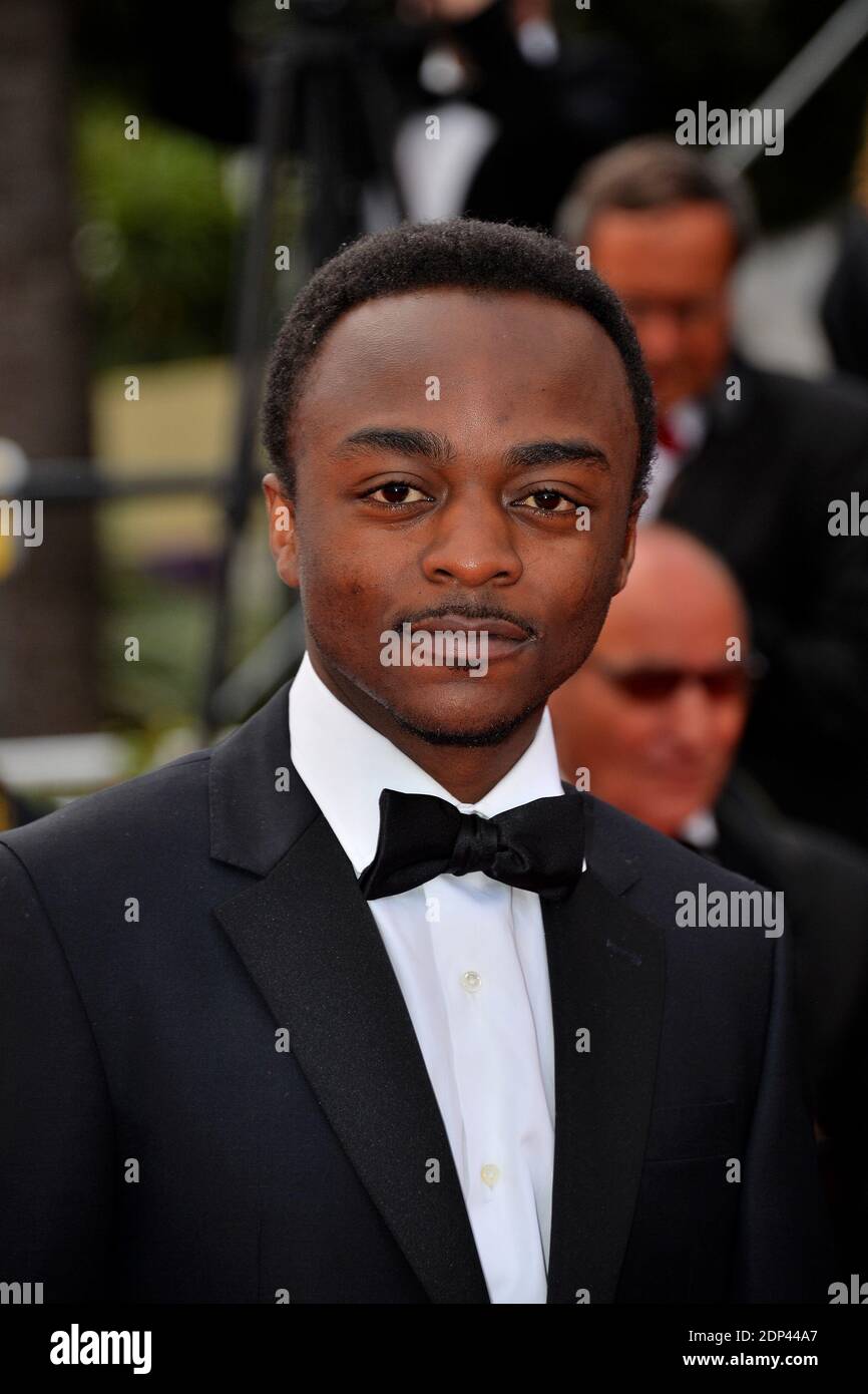 Marc Zinga arriving at the Palais des Festivals for the screening of ...