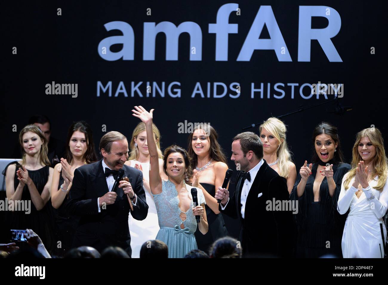 Tom Ford, Eva Longoria, Karlie Kloss and auctioneed Simon de Pury ...