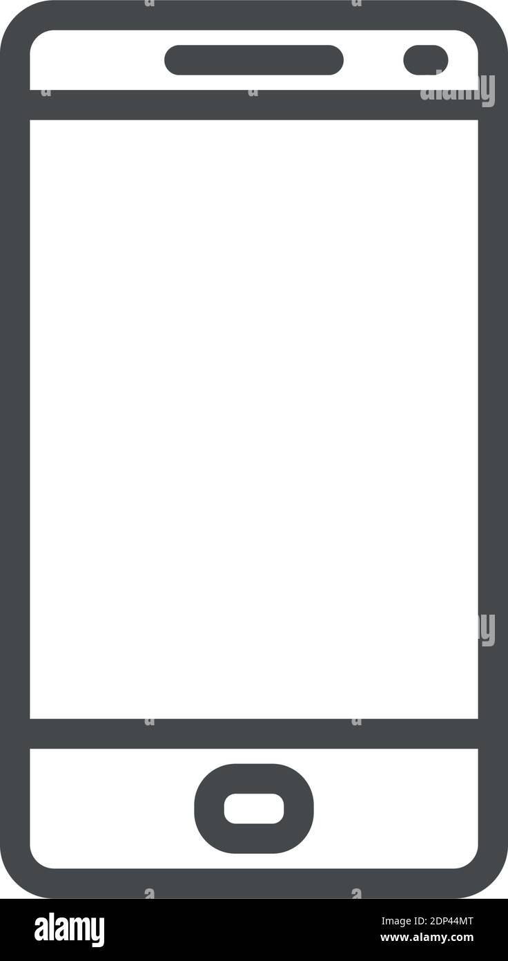 smartphone vector icon modern simple vector illustration Stock Vector ...