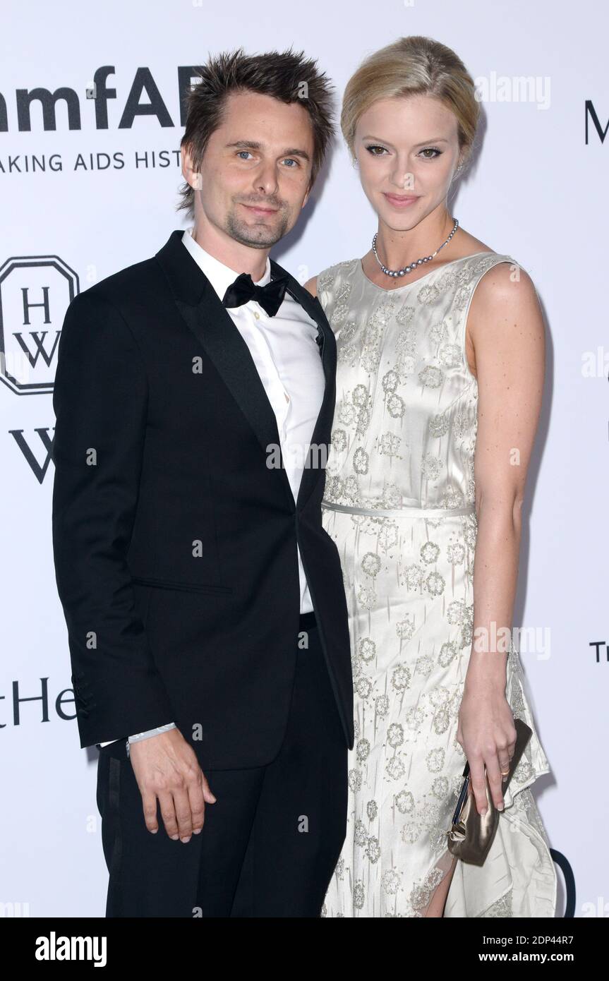 Matt Bellamy and Ella Evans attend amfAR's 22nd Cinema Against AIDS ...