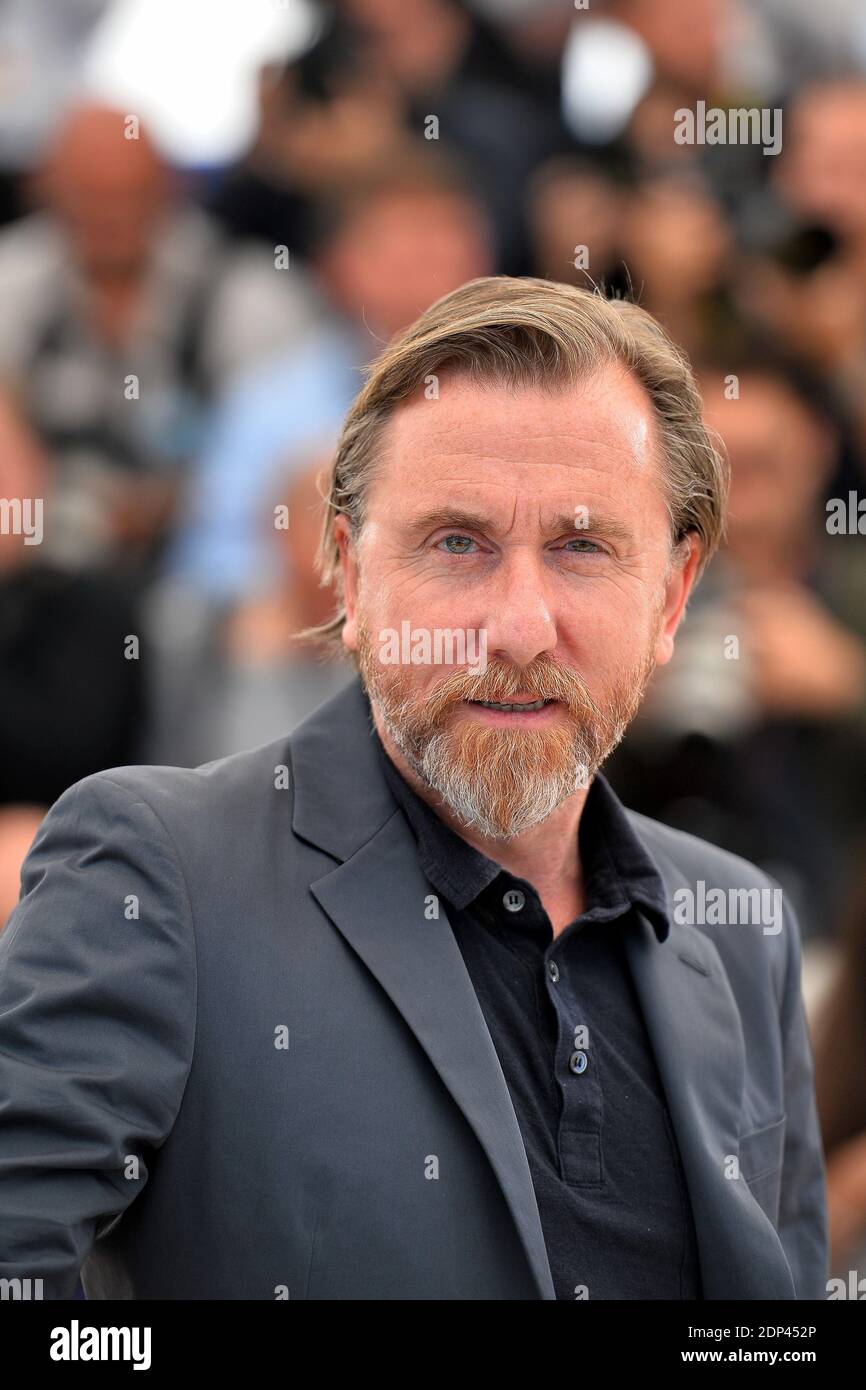Tim Roth posing at the photocall for the film Chronic as part of the ...