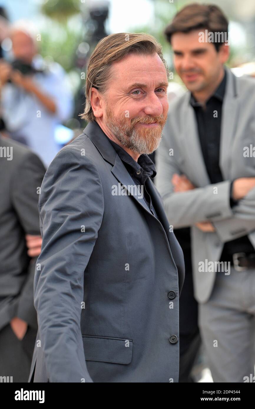 Tim Roth posing at the photocall for the film Chronic as part of the ...