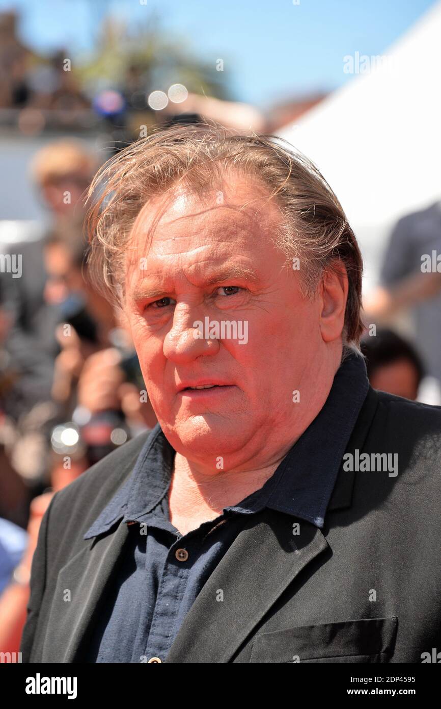 Gerard Depardieu arriving at the Palais des Festivals for the screening ...