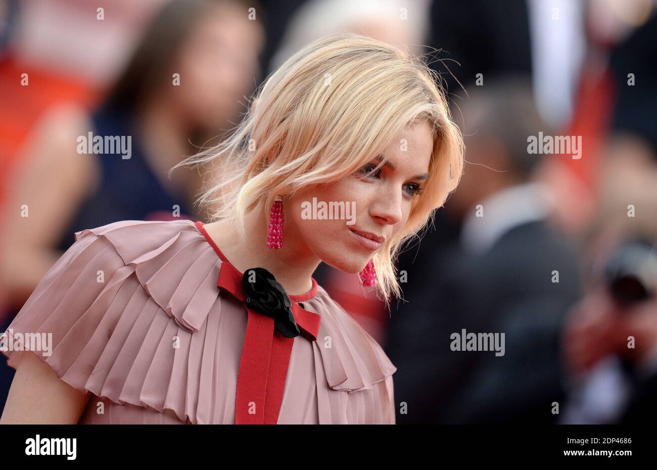 Sienna Miller attends the screening of "Macbeth" at the 68th Cannes ...