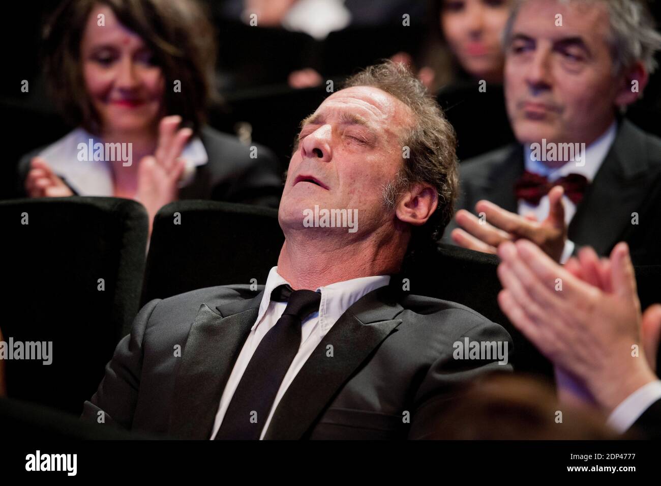 Vincent Lindon, winner of the Best Performance by an Actor in 'The ...