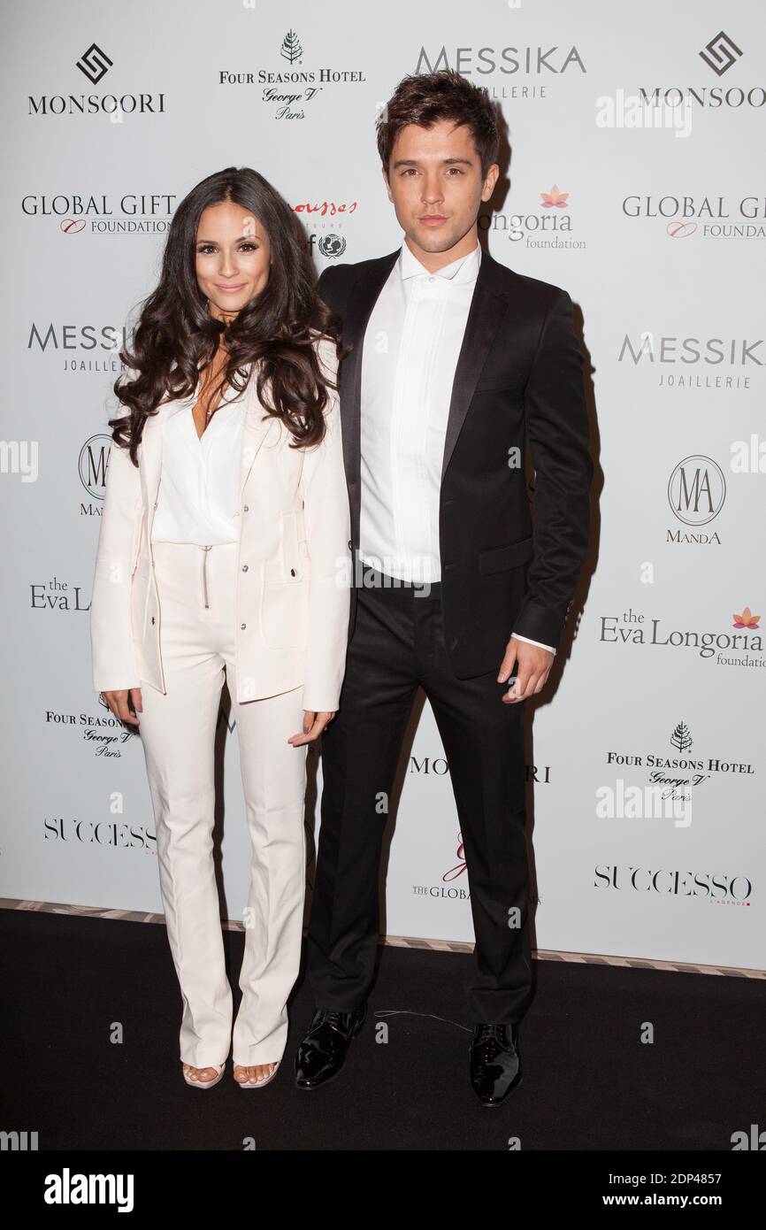 JJ Hamblett and Caterina Lopez attending the charity Global Gift Gala ...