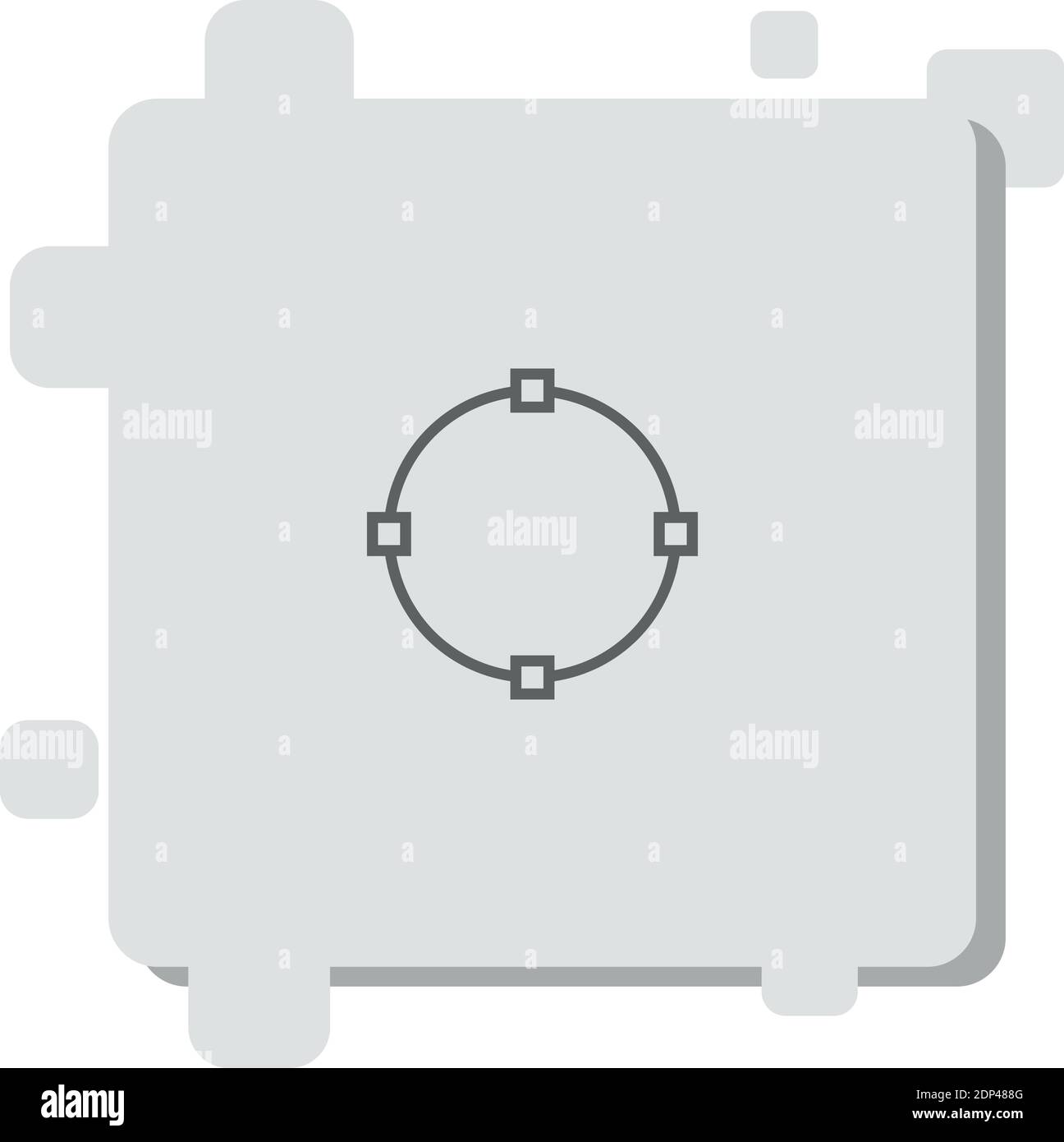 oval vector icon modern simple vector illustration Stock Vector Image ...