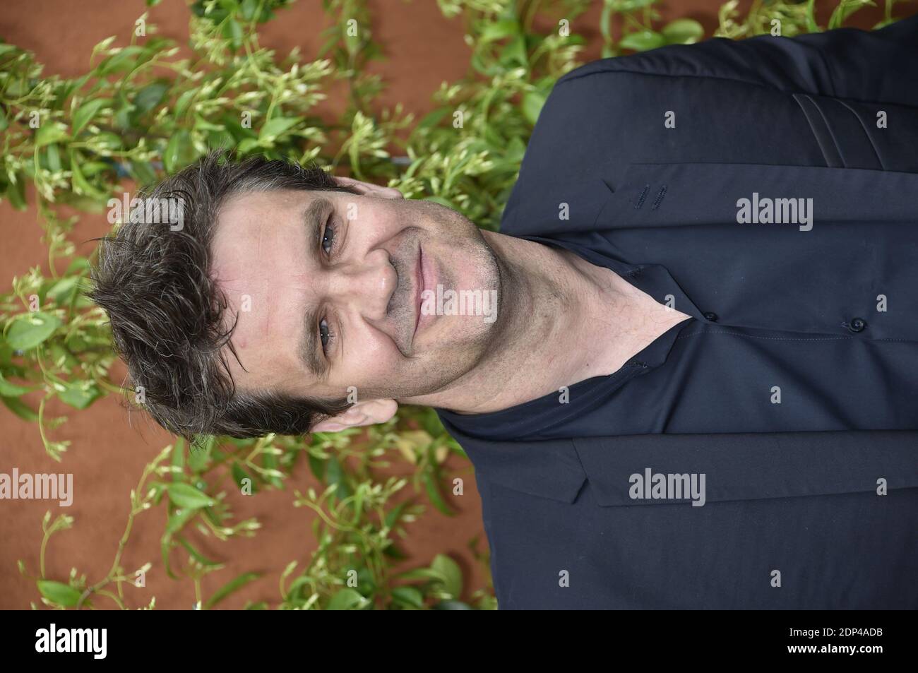 Herve Mathoux pose au Village du tournoi de tennis de Roland Garros a ...