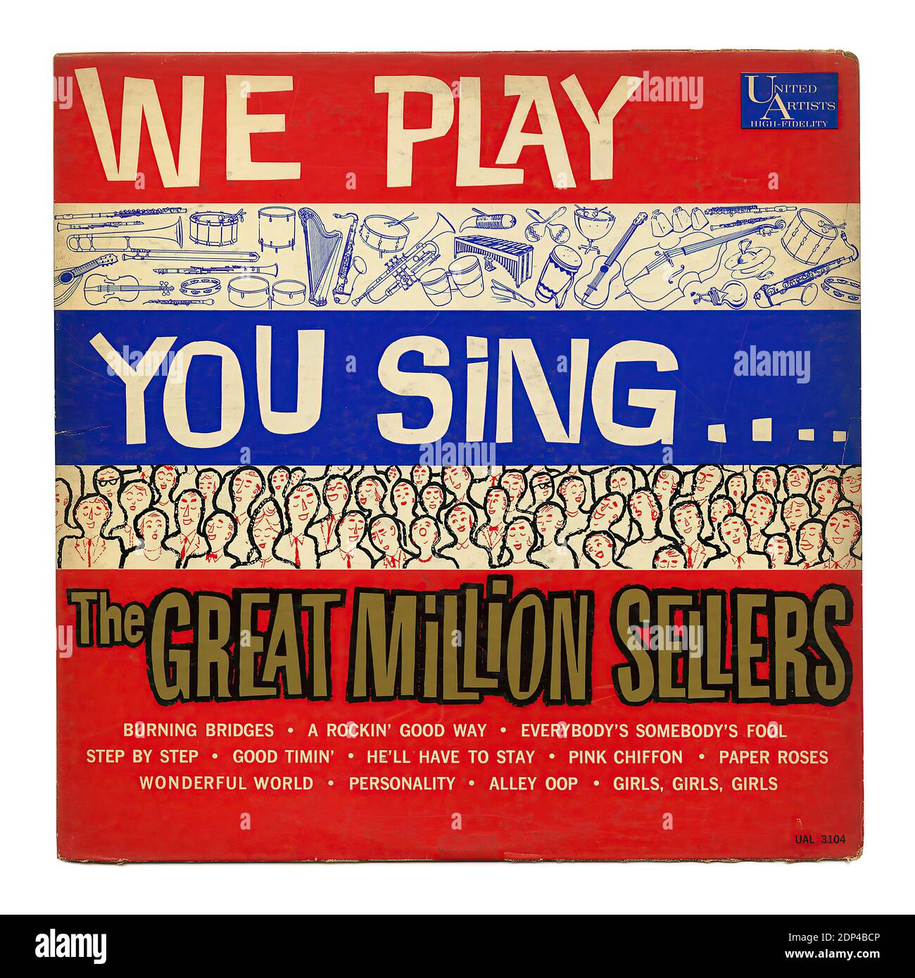 We Play You Sing - Vintage Record Cover Stock Photo - Alamy