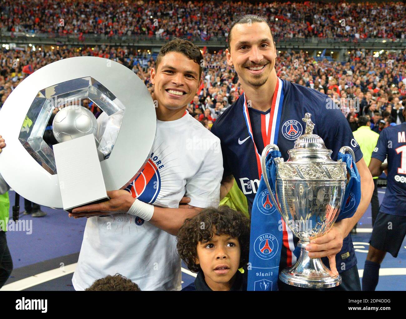 Zlatan ibrahimovic trophy hi-res stock photography and images - Alamy