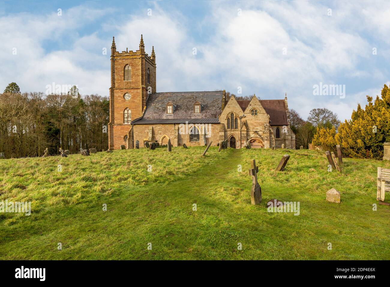 St.Mary The Virgin Church, Hanbury in Worcestershire, England Stock ...