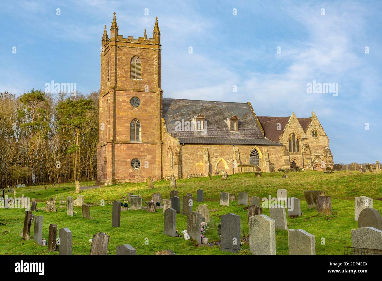 St.Mary The Virgin Church, Hanbury in Worcestershire, England Stock ...
