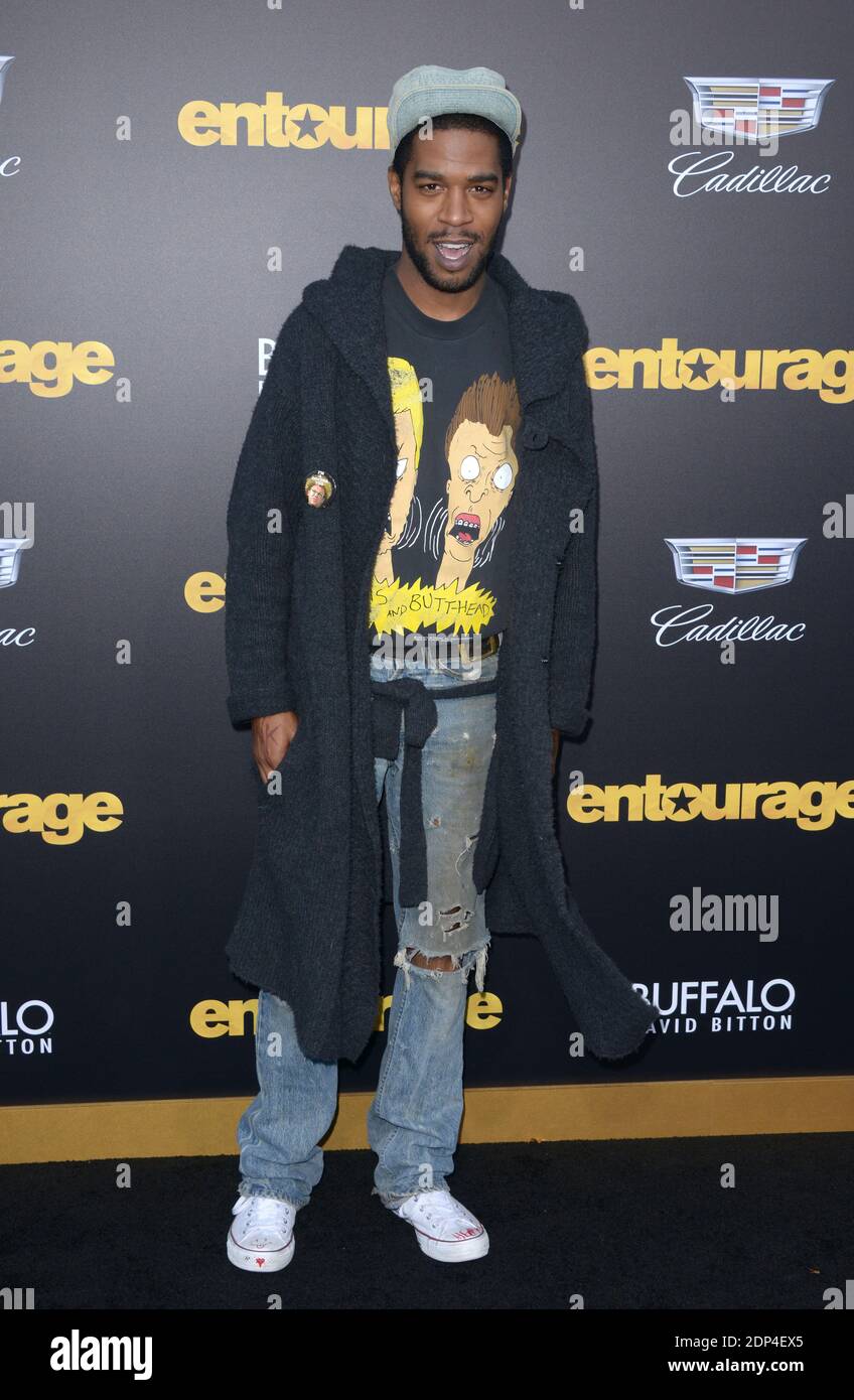 Kid Cudi attends the Los Angeles premiere of Entourage at Regency ...