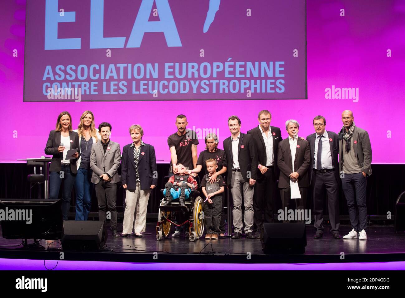 Sandrine Quetier,Sophie Thalmann, Michael Gregorio et Zinedine Zidane ...