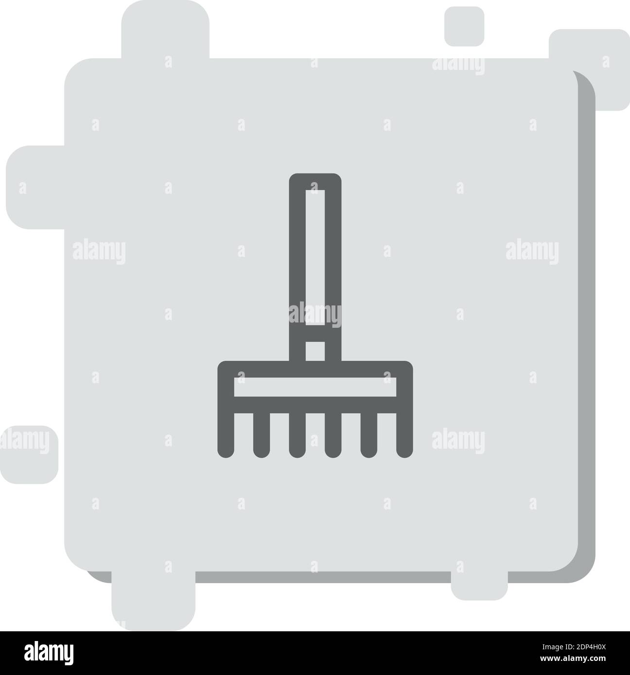 rake vector icon modern simple vector illustration Stock Vector Image ...