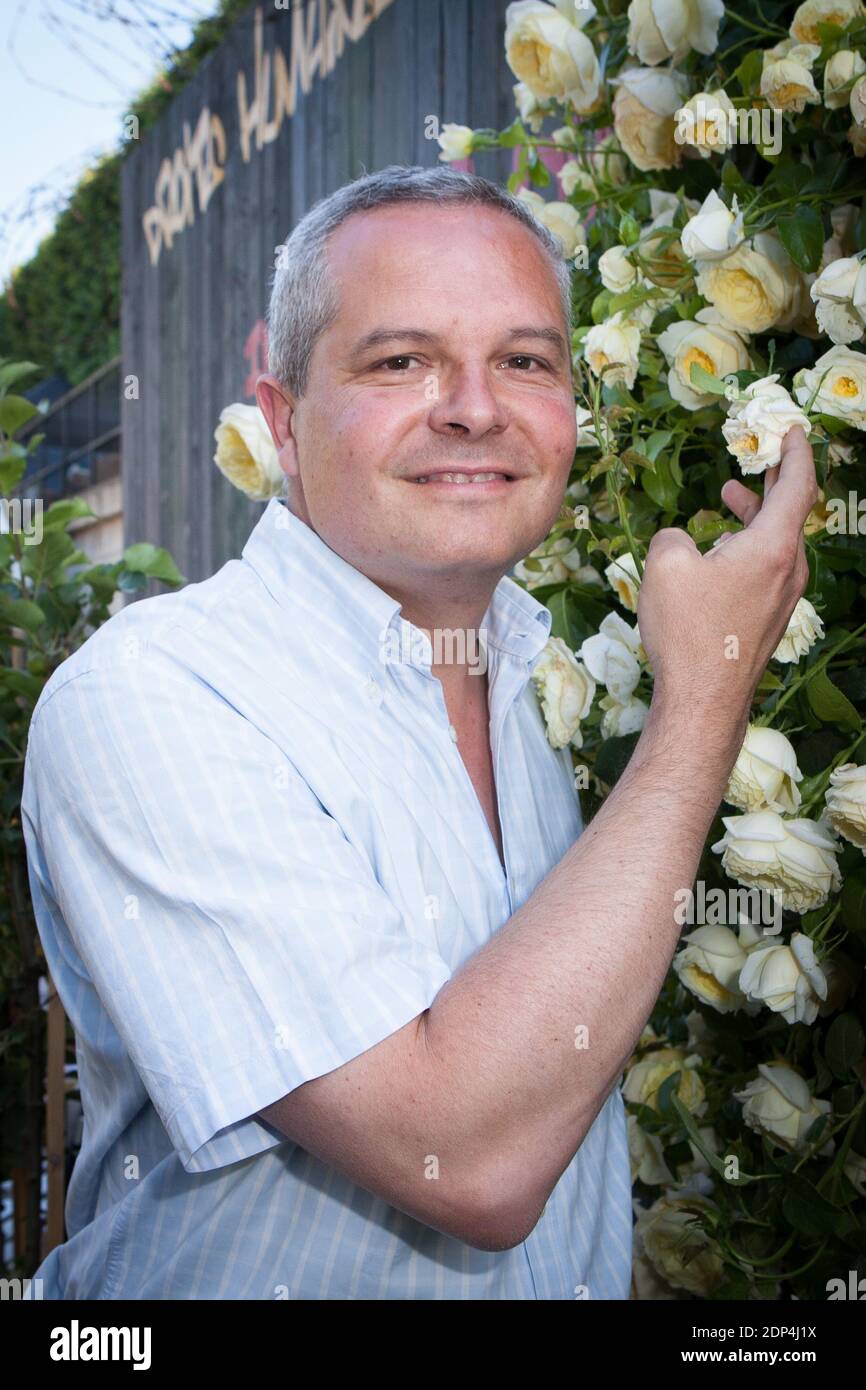 Arnaud Delbard attending the baptism of the Amnesty International Rose ...