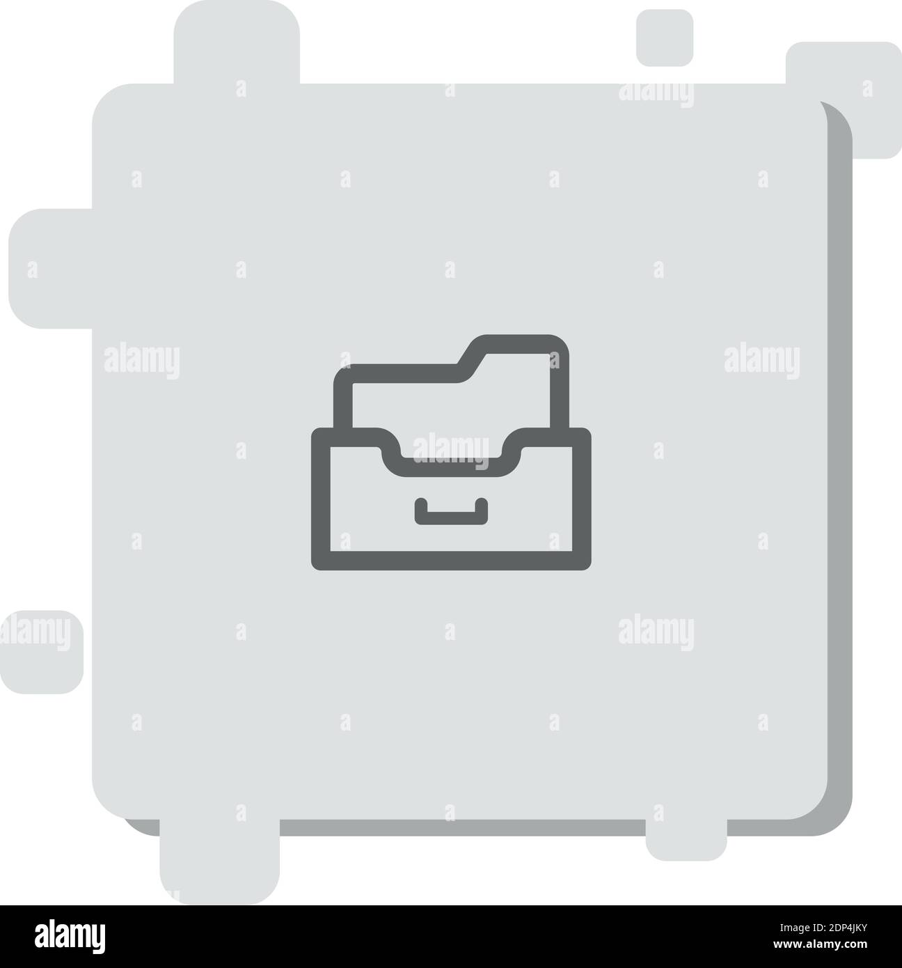 inbox vector icon modern simple vector illustration Stock Vector Image ...