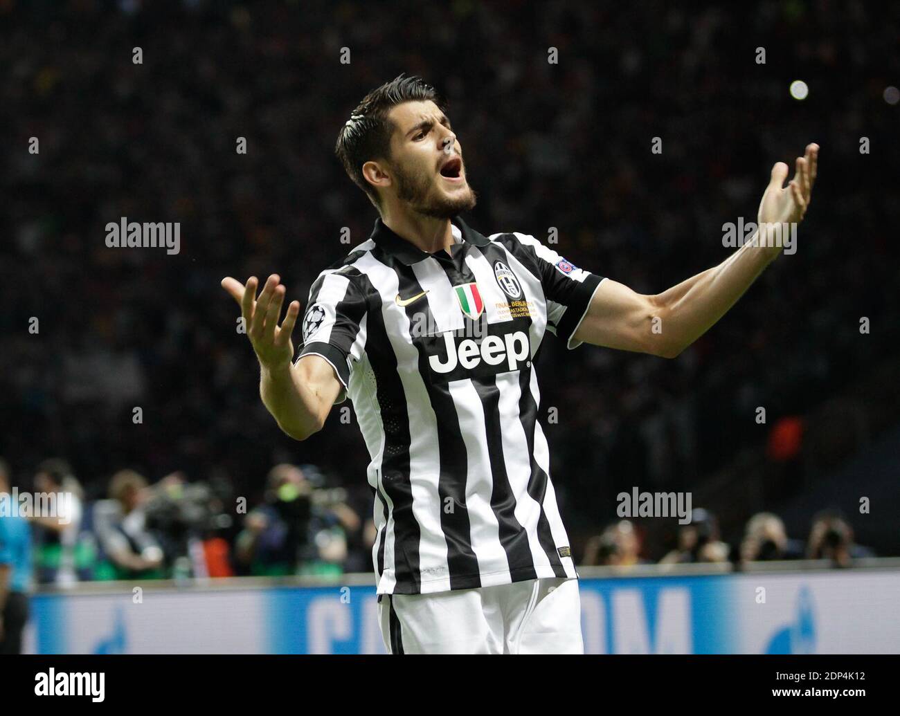 1-1 goal by Alvaro Morata, Juventus - UEFA Champions League Final at ...