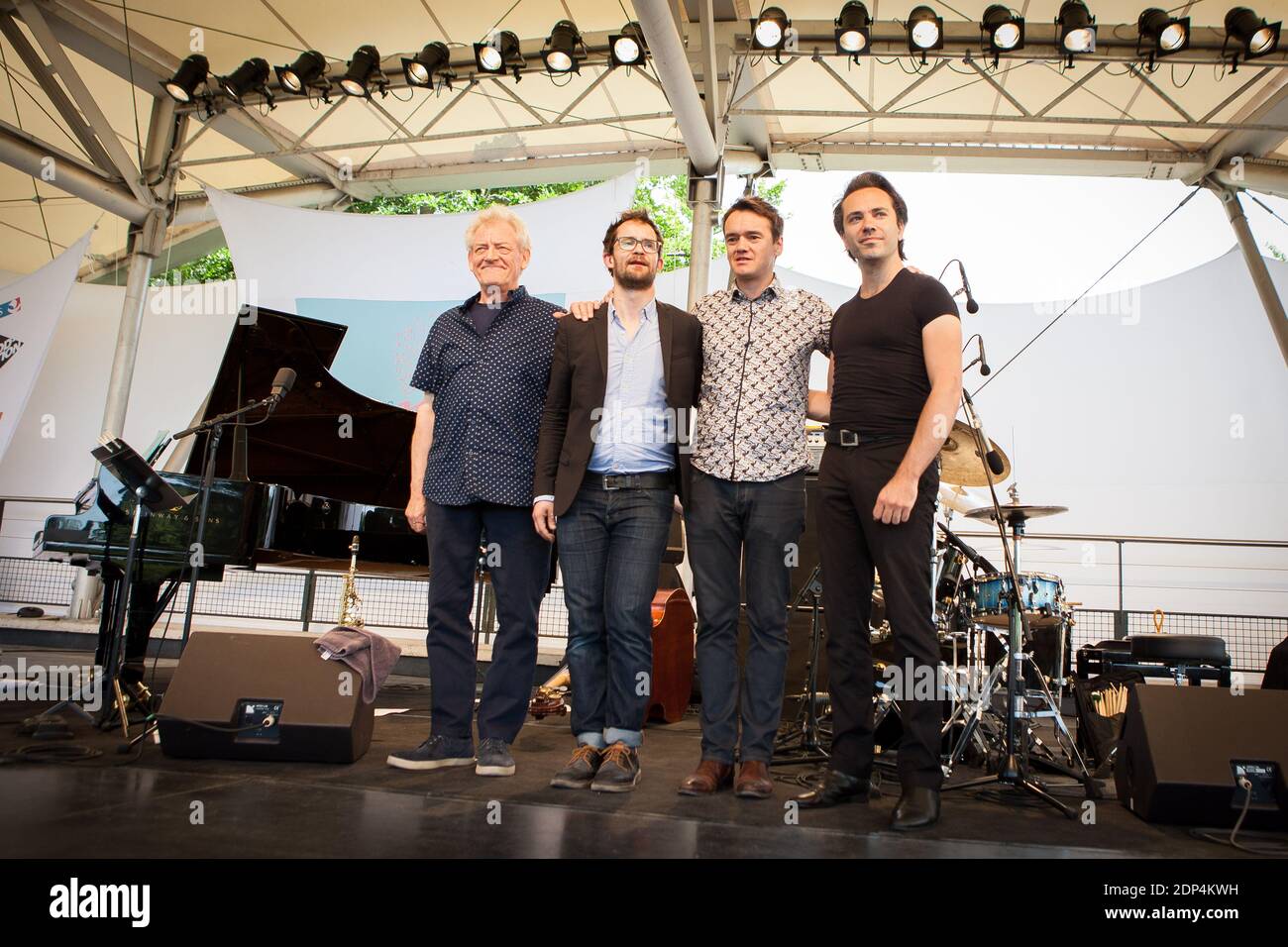 John Taylor, Emile Parisien, Stephane Kerecki and Fabrice Moreau ...