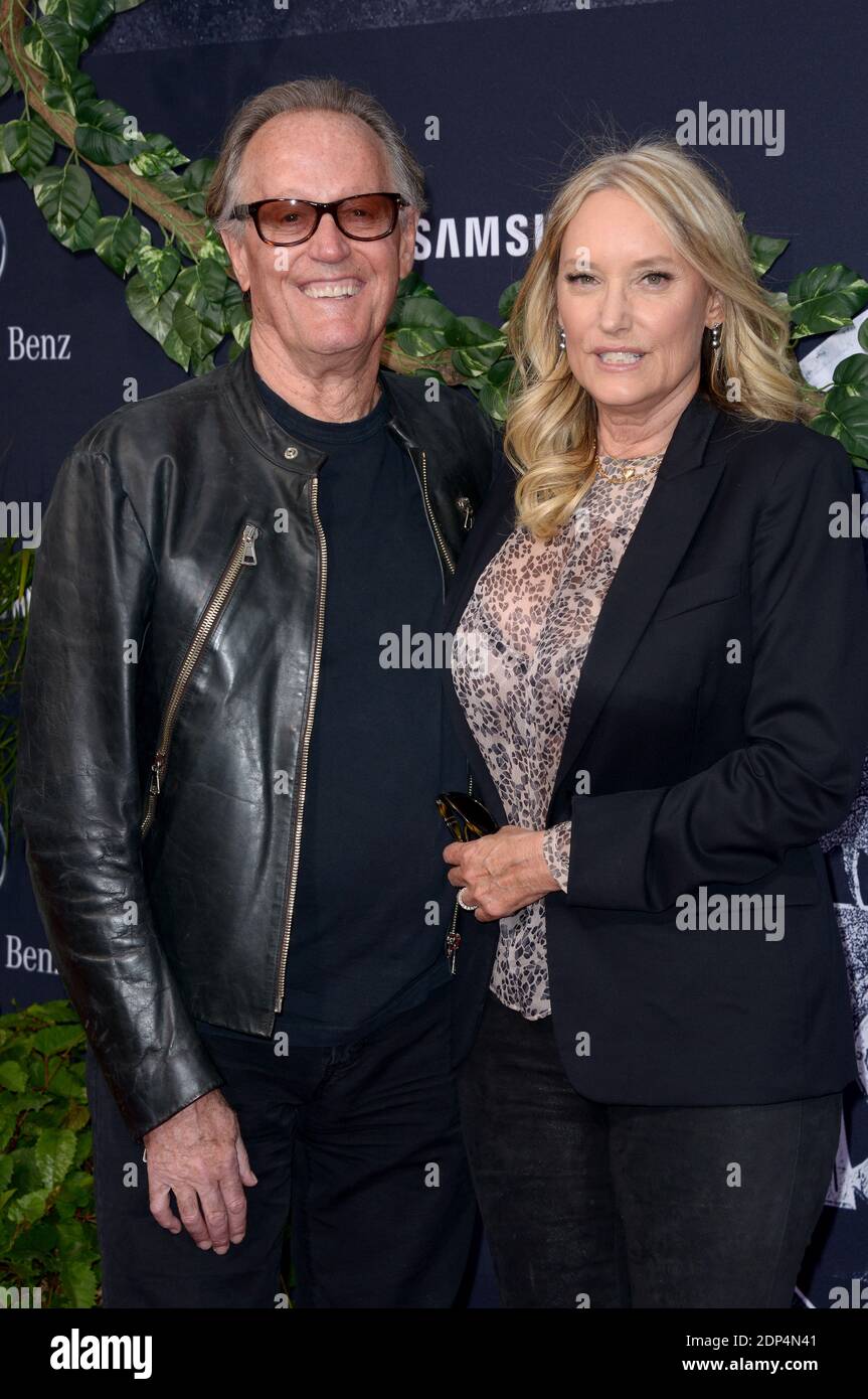 Peter Fonda attends the Universal Pictures Jurassic World premiere at ...