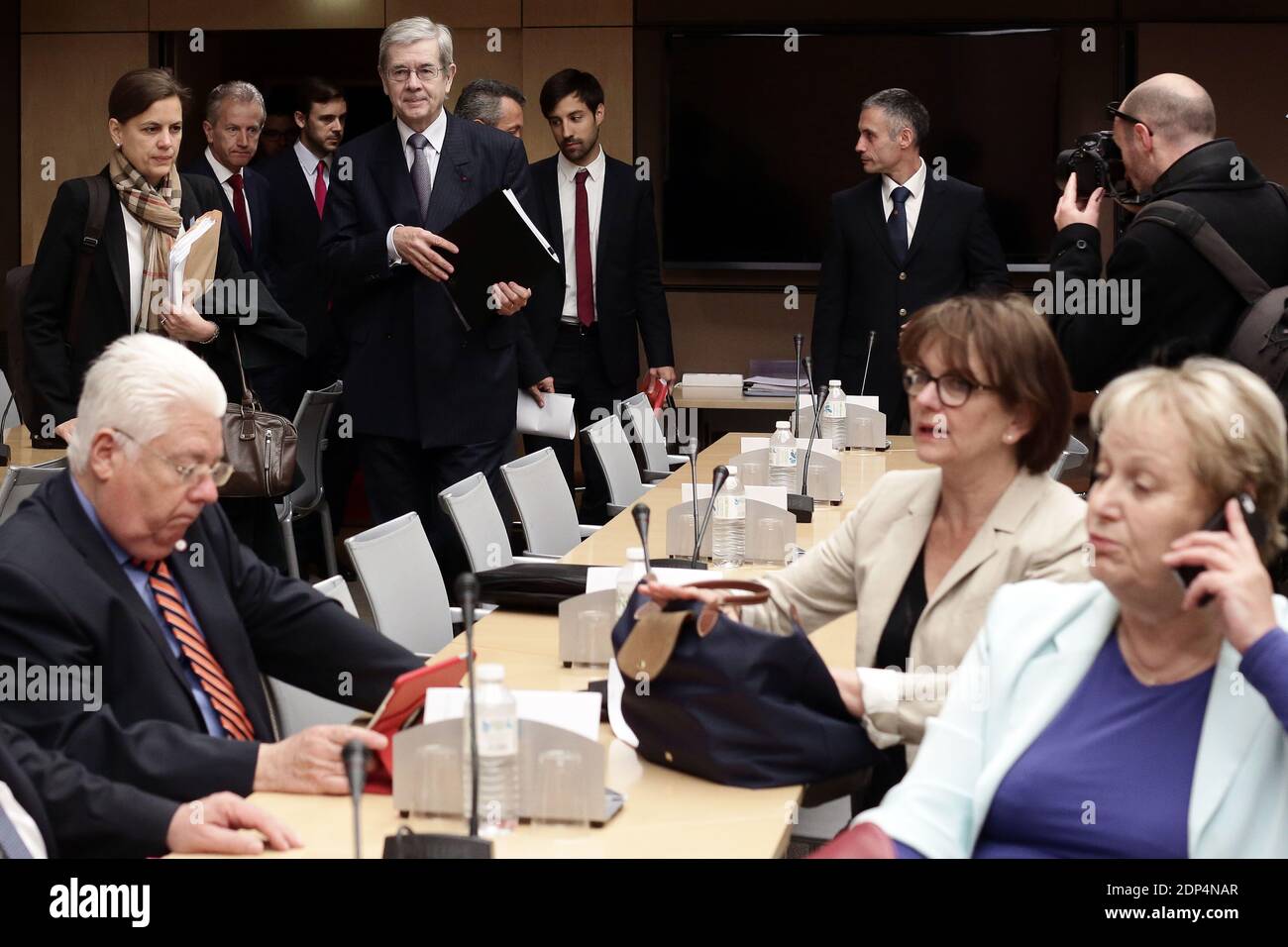Chairman of PSA Peugeot Citroen, Philippe Varin during a hearing before ...