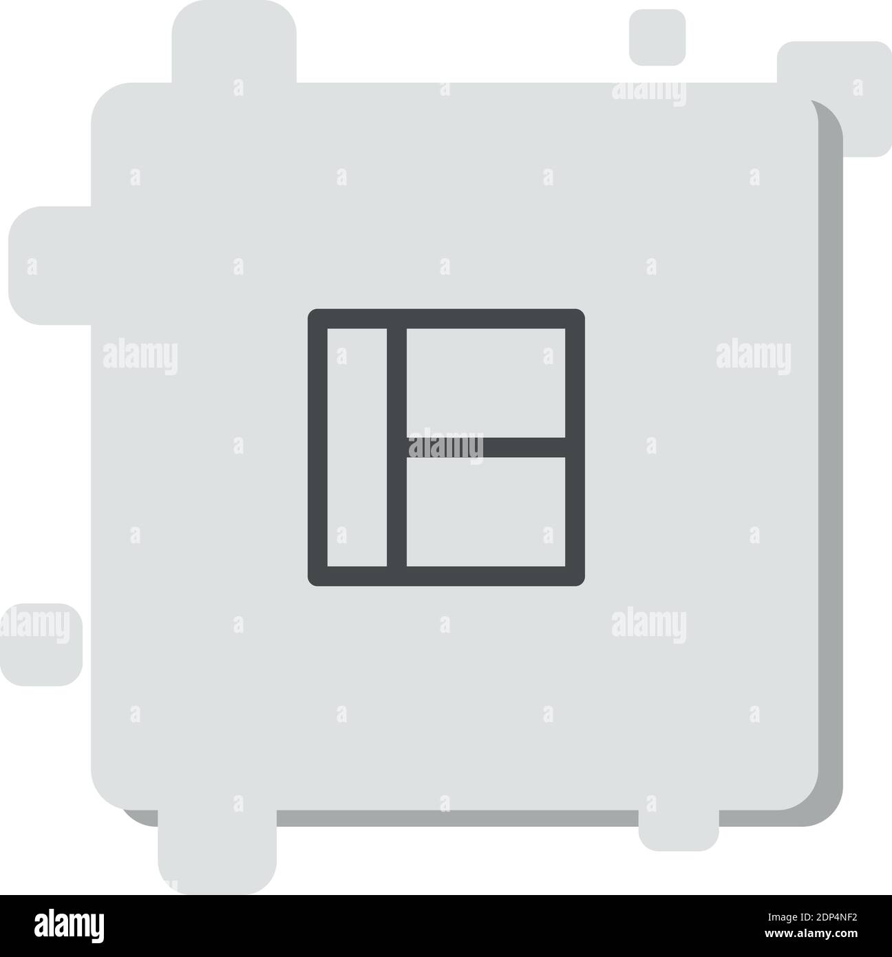 layout vector icon modern simple vector illustration Stock Vector Image ...