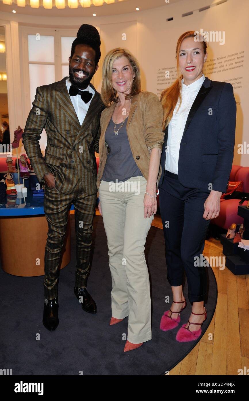 Michèle Laroque, Mary Alice Malone et Roy Luwolt assistent a l ...