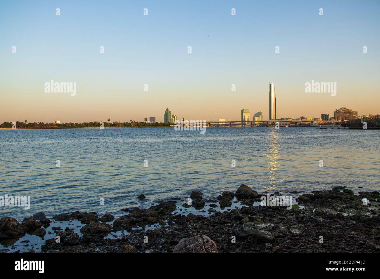 D1 tower and other landmarks of Dubai Stock Photo - Alamy