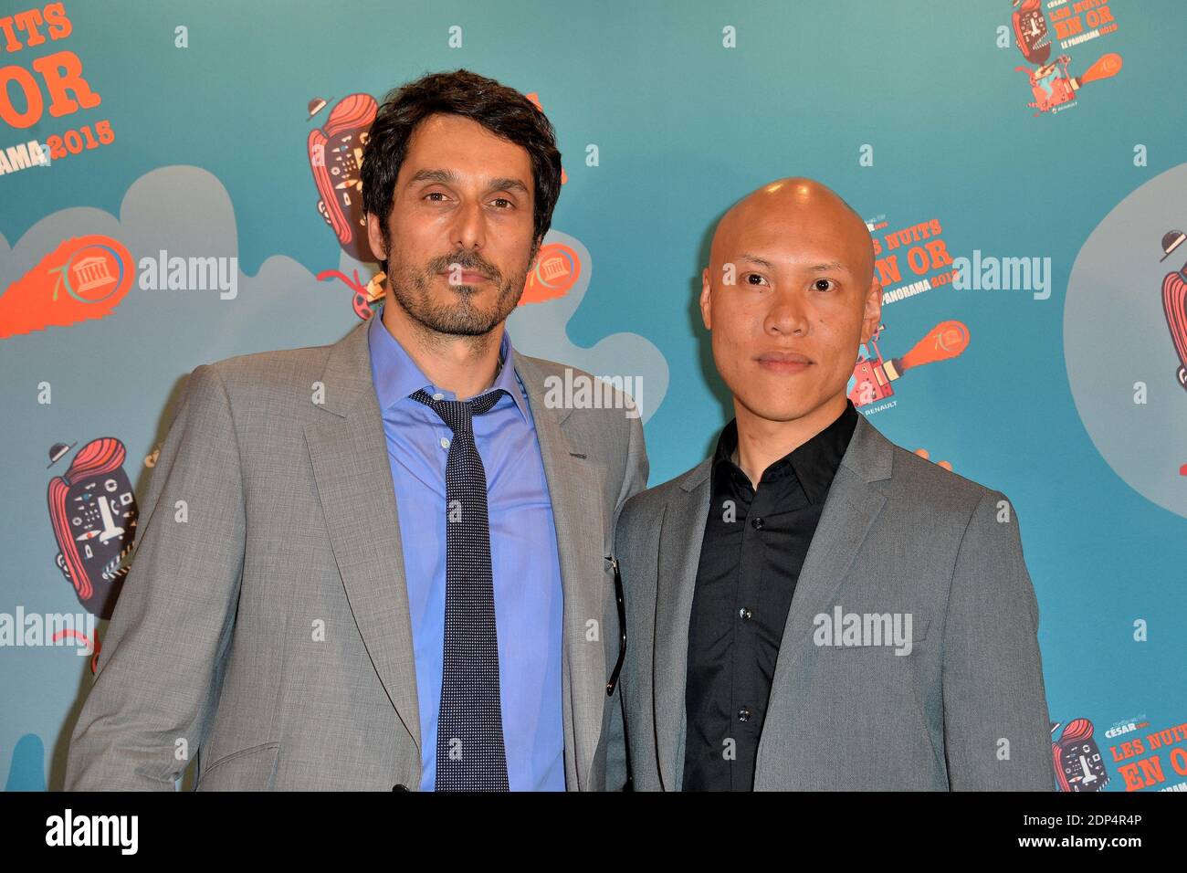 Vincent Elbaz et Martin Edralin assistent au 5e Diner de Gala Les Nuits ...