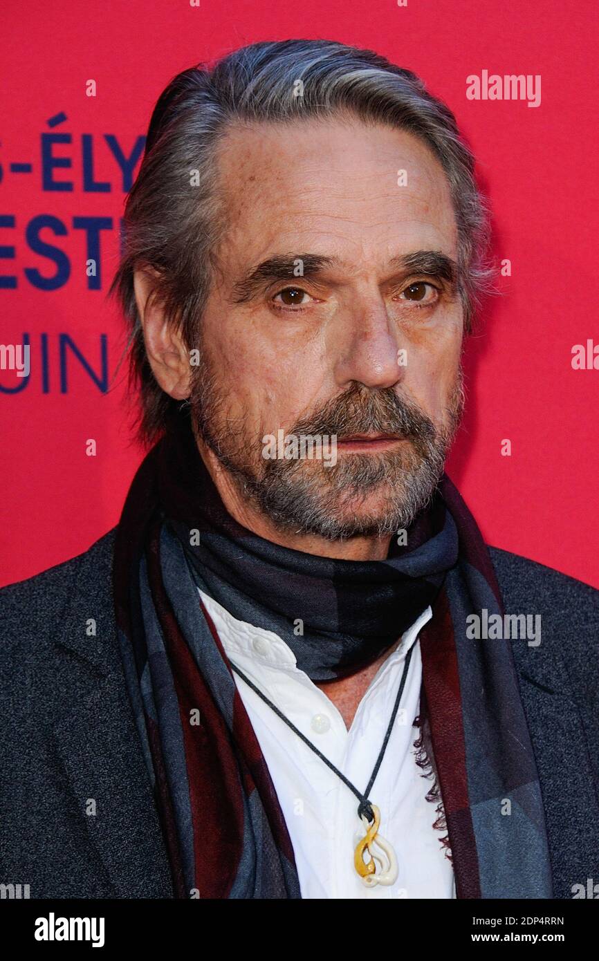 Jeremy Irons attending the closing ceremony for the 4th Champs Elysees ...