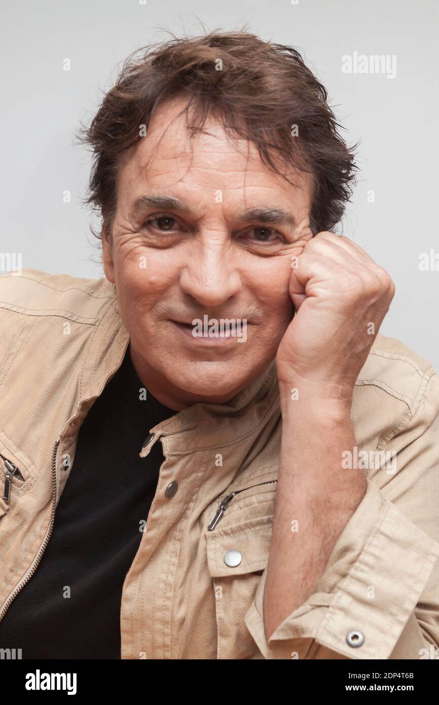Portrait du chanteur Christian Delagrange lors de l'enregistrement de l ...