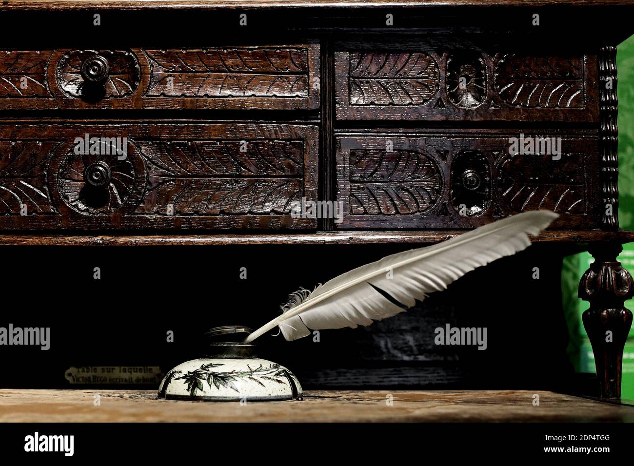 Inside view of Maison de Victor Hugo aka Hotel de Rohan Guemenee, the ...