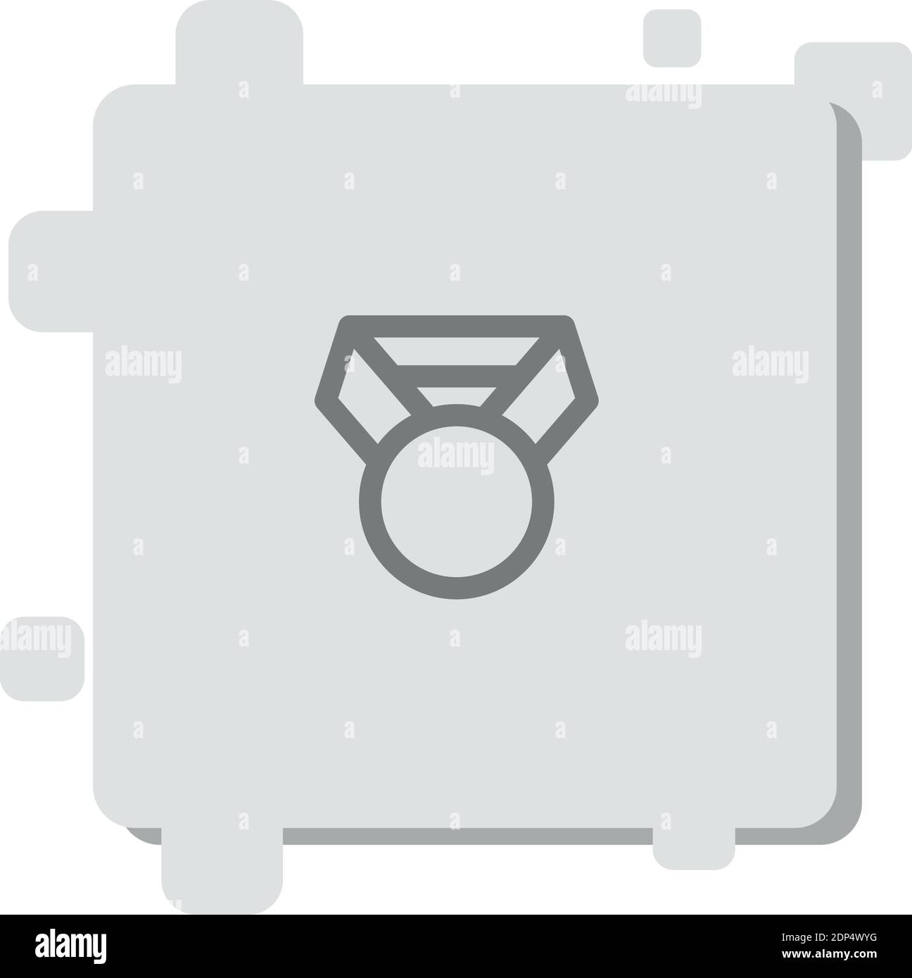 medal vector icon modern simple vector illustration Stock Vector Image ...