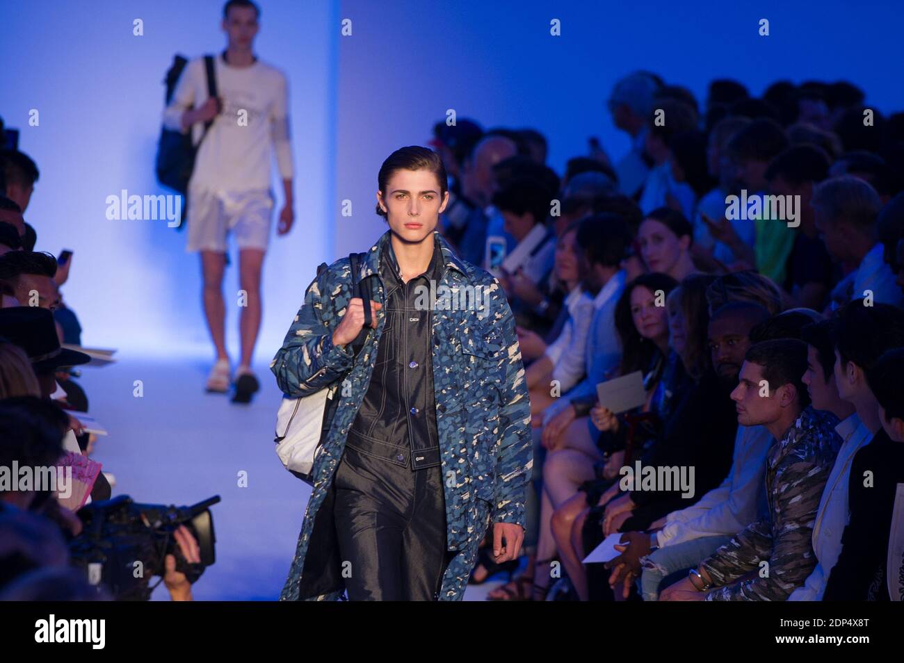A model display a creation by British designer Kim Jones for Louis ...