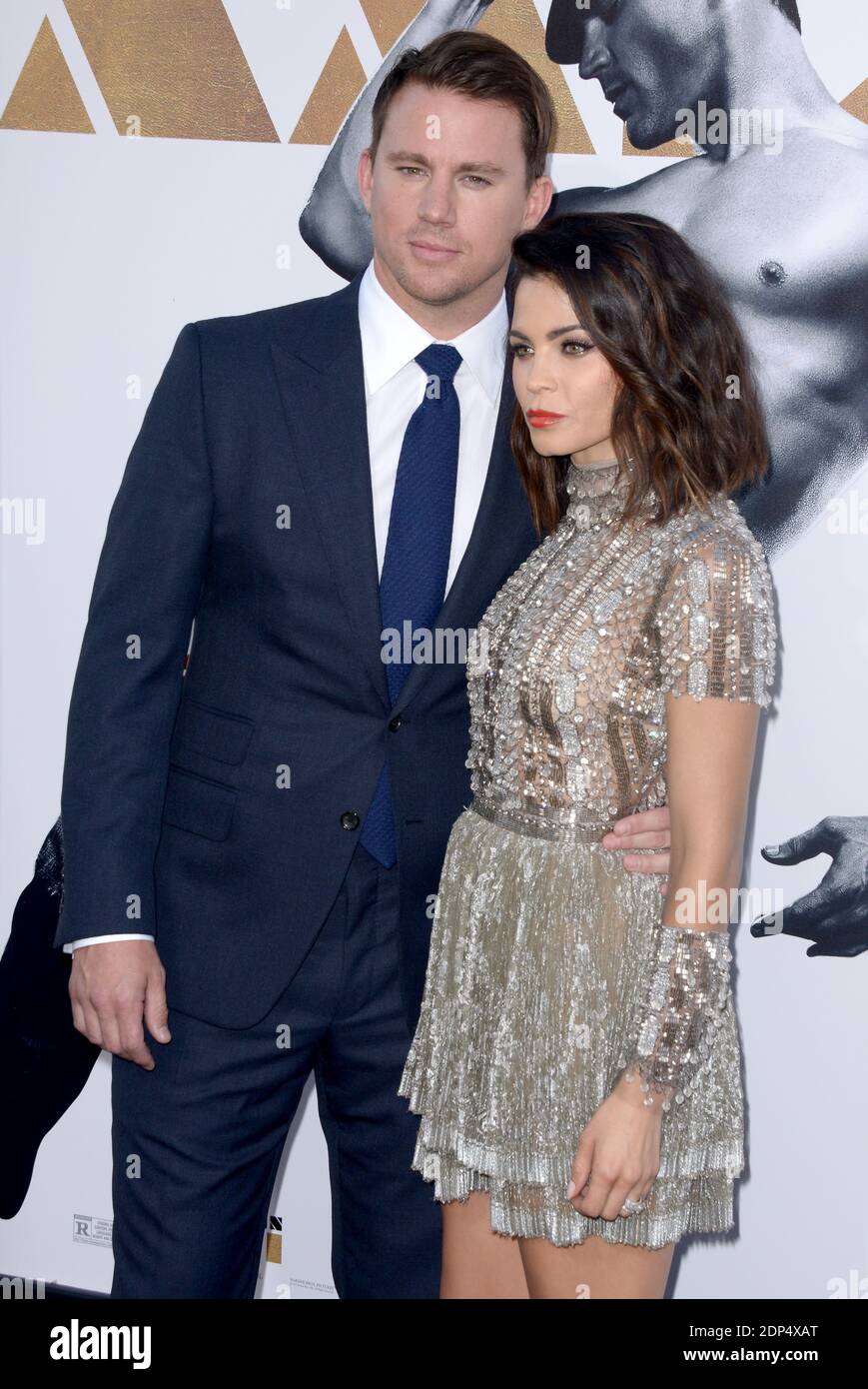 Channing Tatum and Jenna Dewan Tatum attend the Los Angeles World ...