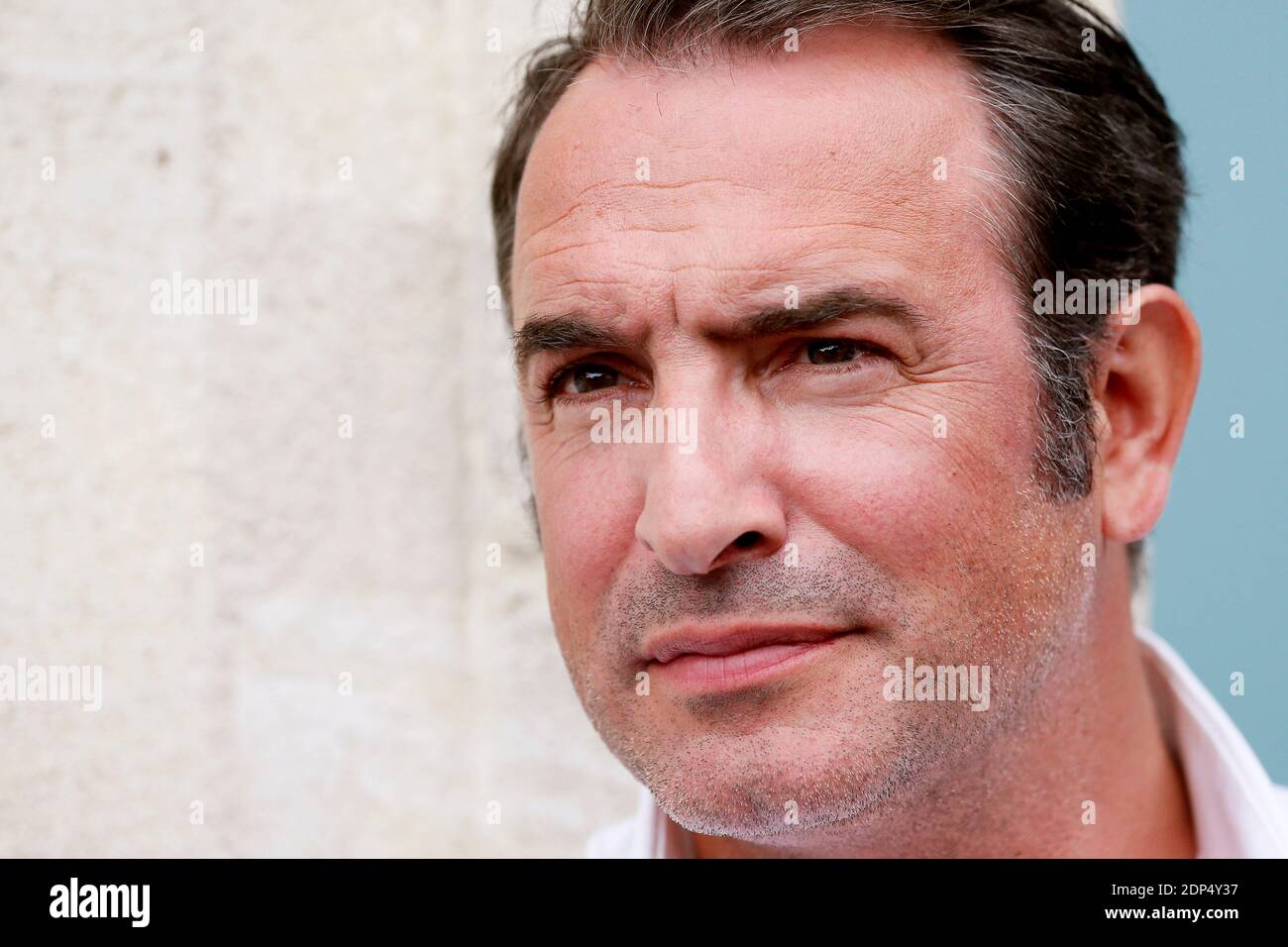 French actor Jean Dujardin along with his companion former ice dancer ...