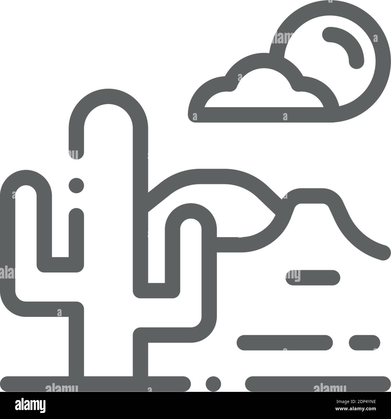 cactus vector icon modern simple vector illustration Stock Vector Image ...