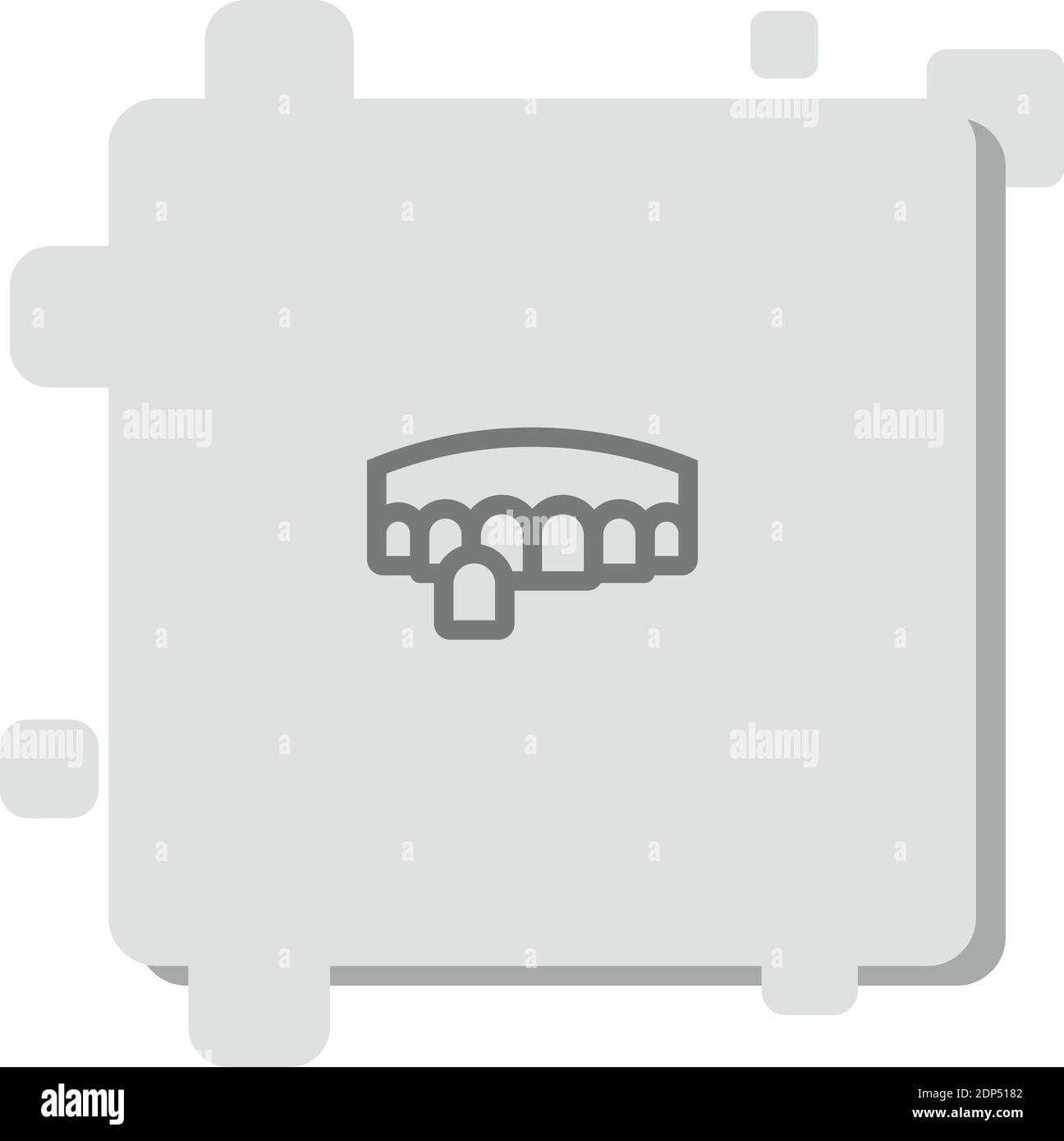 dental veneer vector icon modern simple vector illustration Stock ...