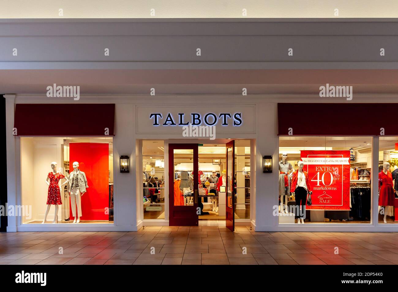 Talbots store is shown at Bayview Village in North York, Toronto ...