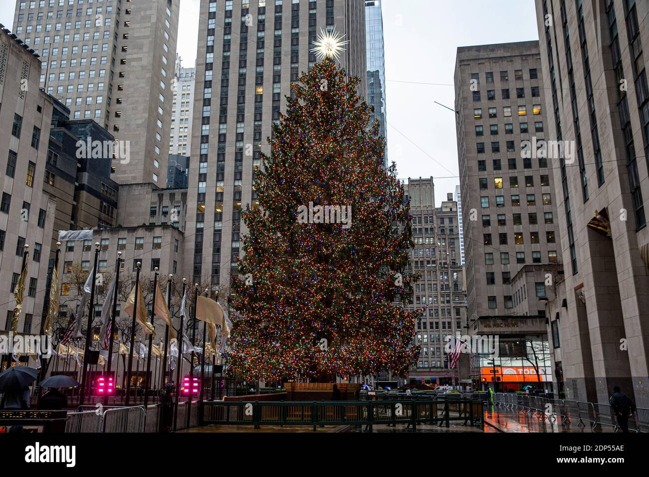 The Christmas tree at Rockefeller Center in New York City. (Photo ...