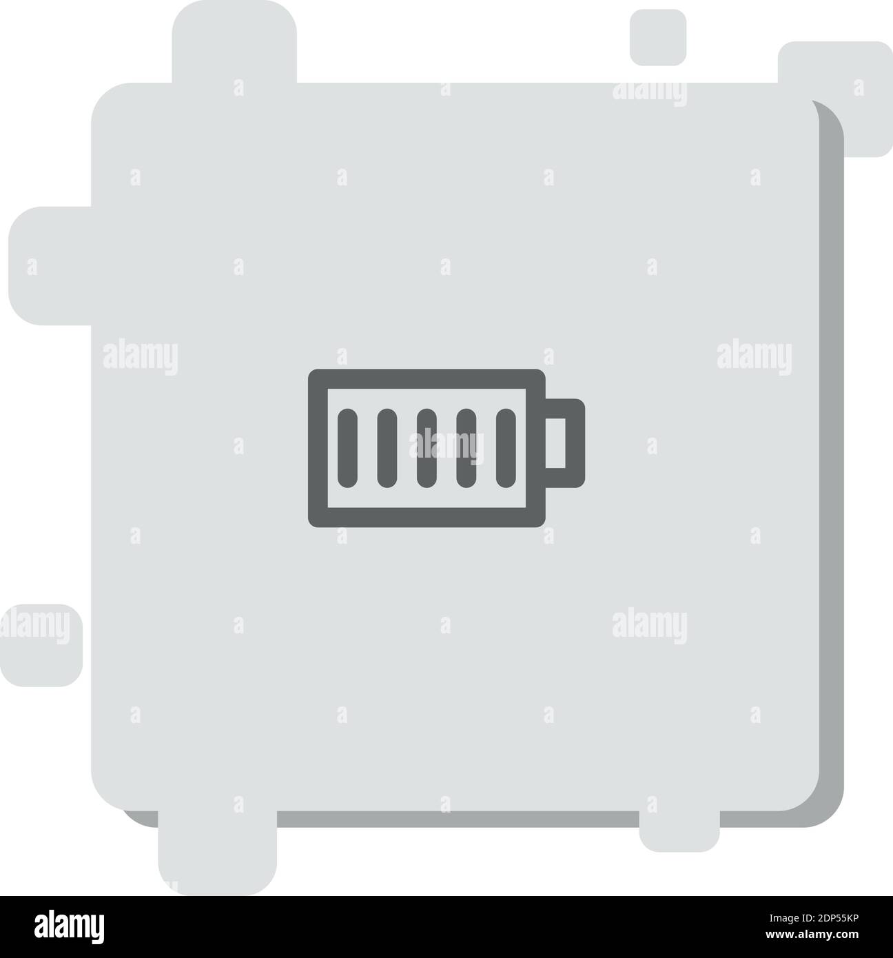 battery full vector icon modern simple vector illustration Stock Vector ...