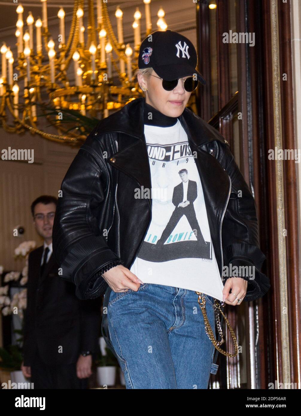 RITA ORA ET RICHARD HILFIGER 'RICKY HIL' SORTENT DE LEUR HOTEL Photo by ...