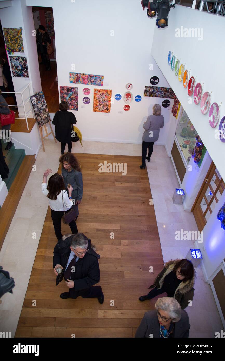 EXCLUSIF - - VERNISSAGE DE L'EXPOSITION 'WONDERLAND' DE ANNE MONDY AU ...