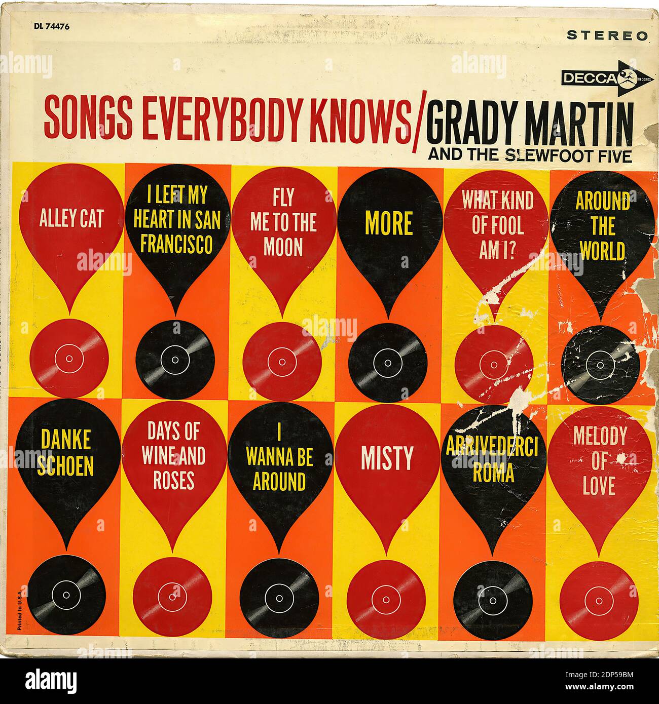 Song Everybody Knows - Vintage Record Cover Stock Photo - Alamy