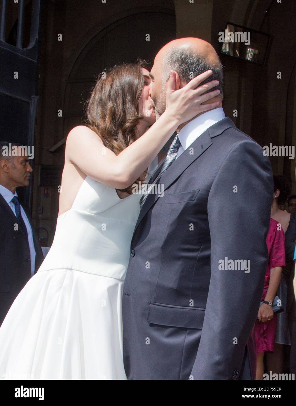 MARIAGE PIERRE MOSCOVICI AVEC ANNE-MICHELLE BASTERI A L'HOTEL DE VILLE ...
