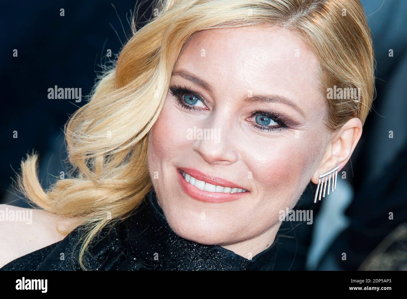 Elizabeth Banks poses for pictures as she arrives to the premiere of ...