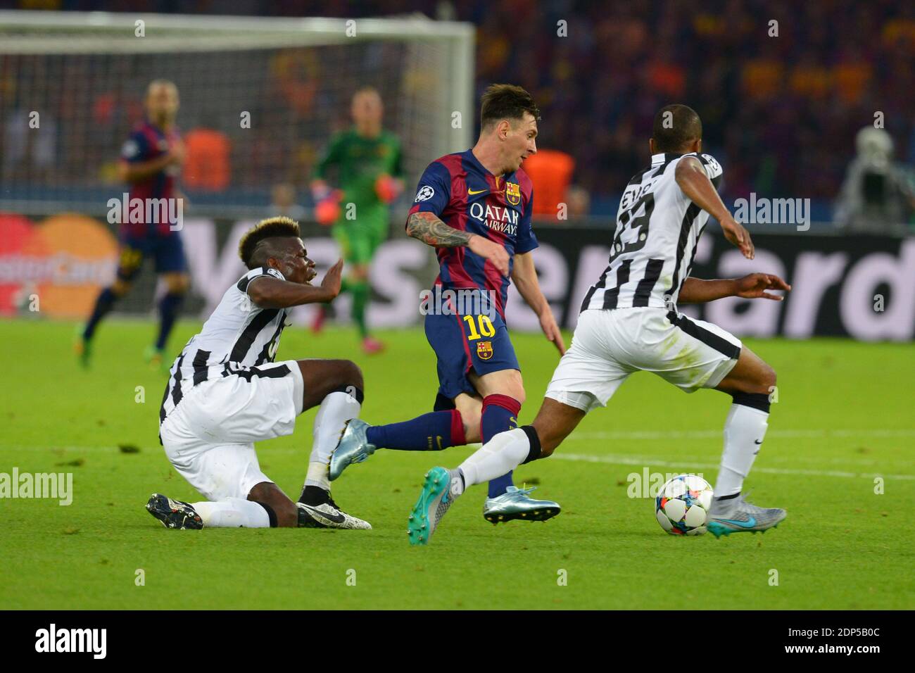 Lionel messi barcelona 2015 juventus hi-res stock photography and ...