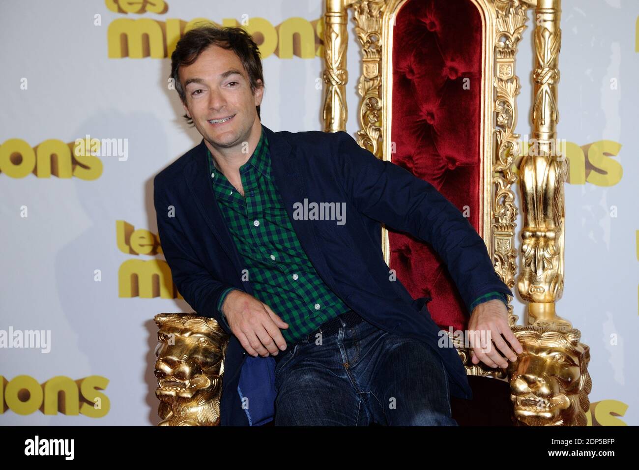 Jonathan Lambert attending the premiere for the film Minions (Les ...