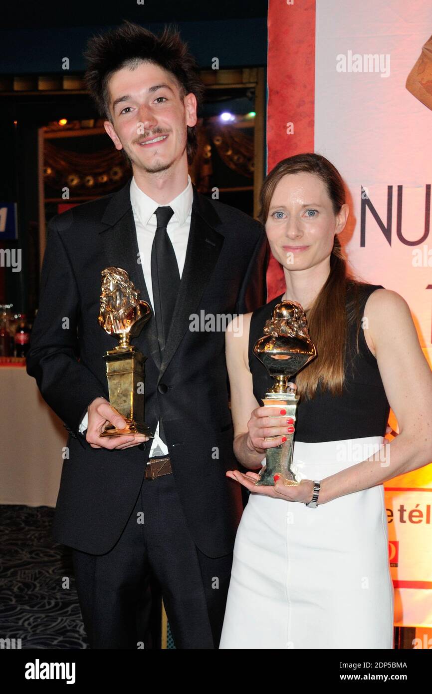 Marie Remond, Francois Deblock attending the 27th Molieres Theater ...