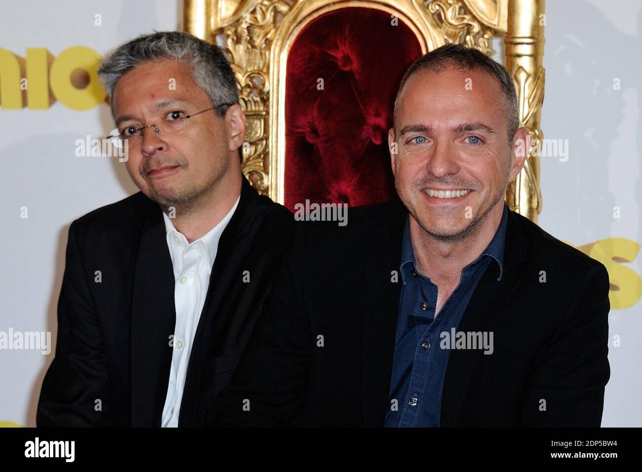 Kyle Balda and Pierre Coffin attending the premiere for the film ...